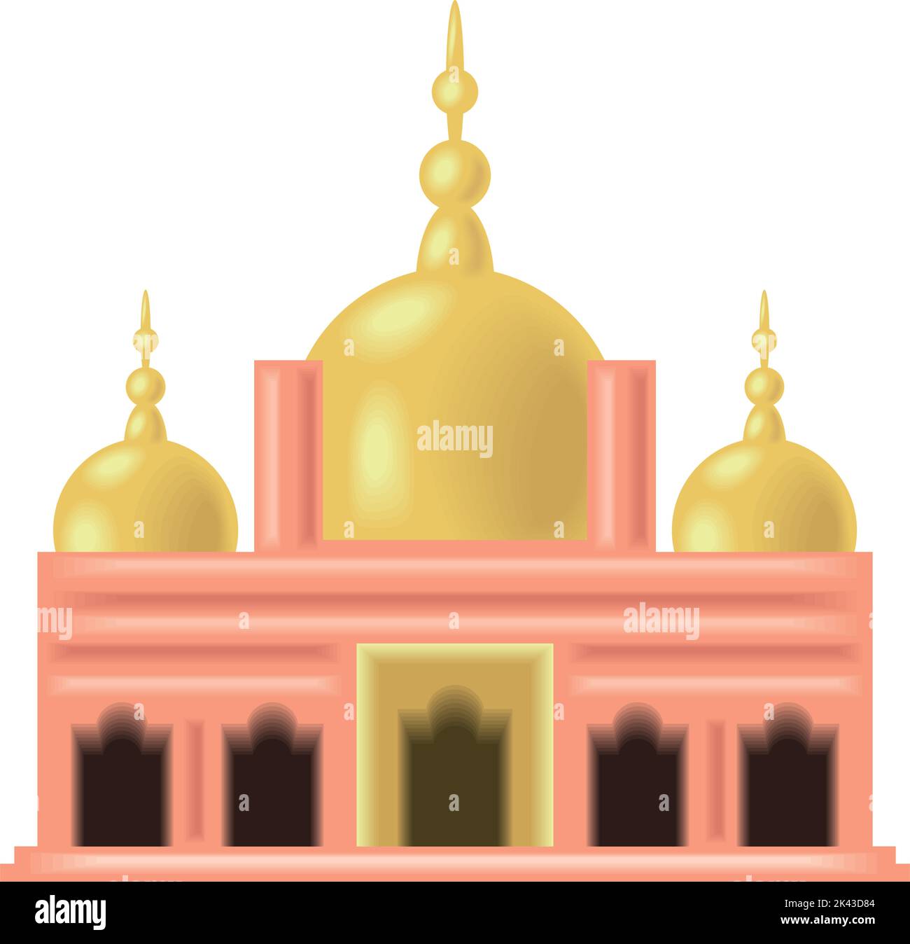 muslim temple building Stock Vector Image & Art - Alamy