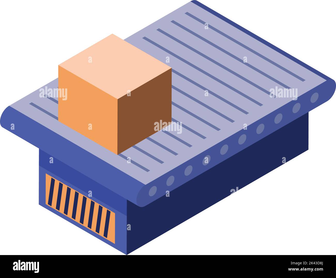 Isometric Industry conveyor Stock Vector Image & Art - Alamy