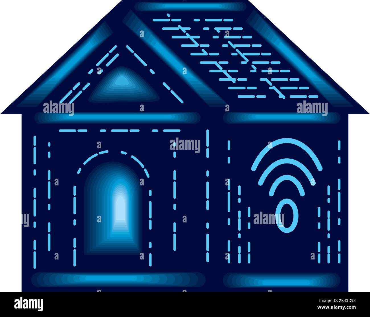 smart home connection Stock Vector Image & Art - Alamy