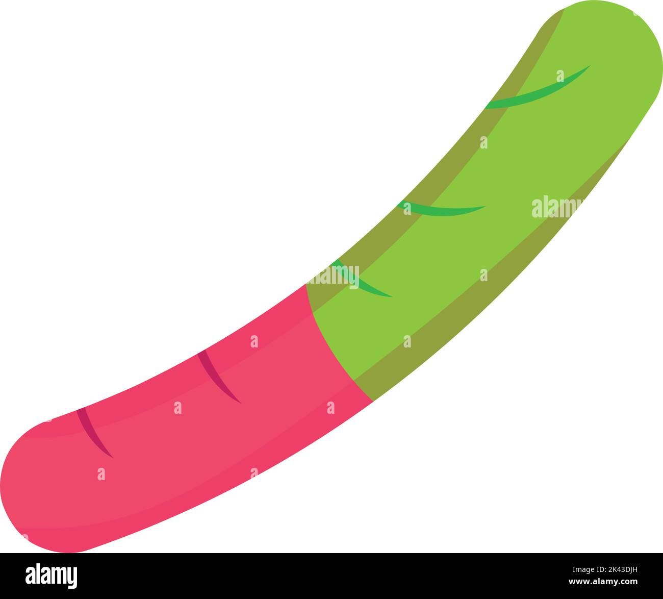 Isolated colored worm candy icon Vector Stock Vector Image & Art - Alamy