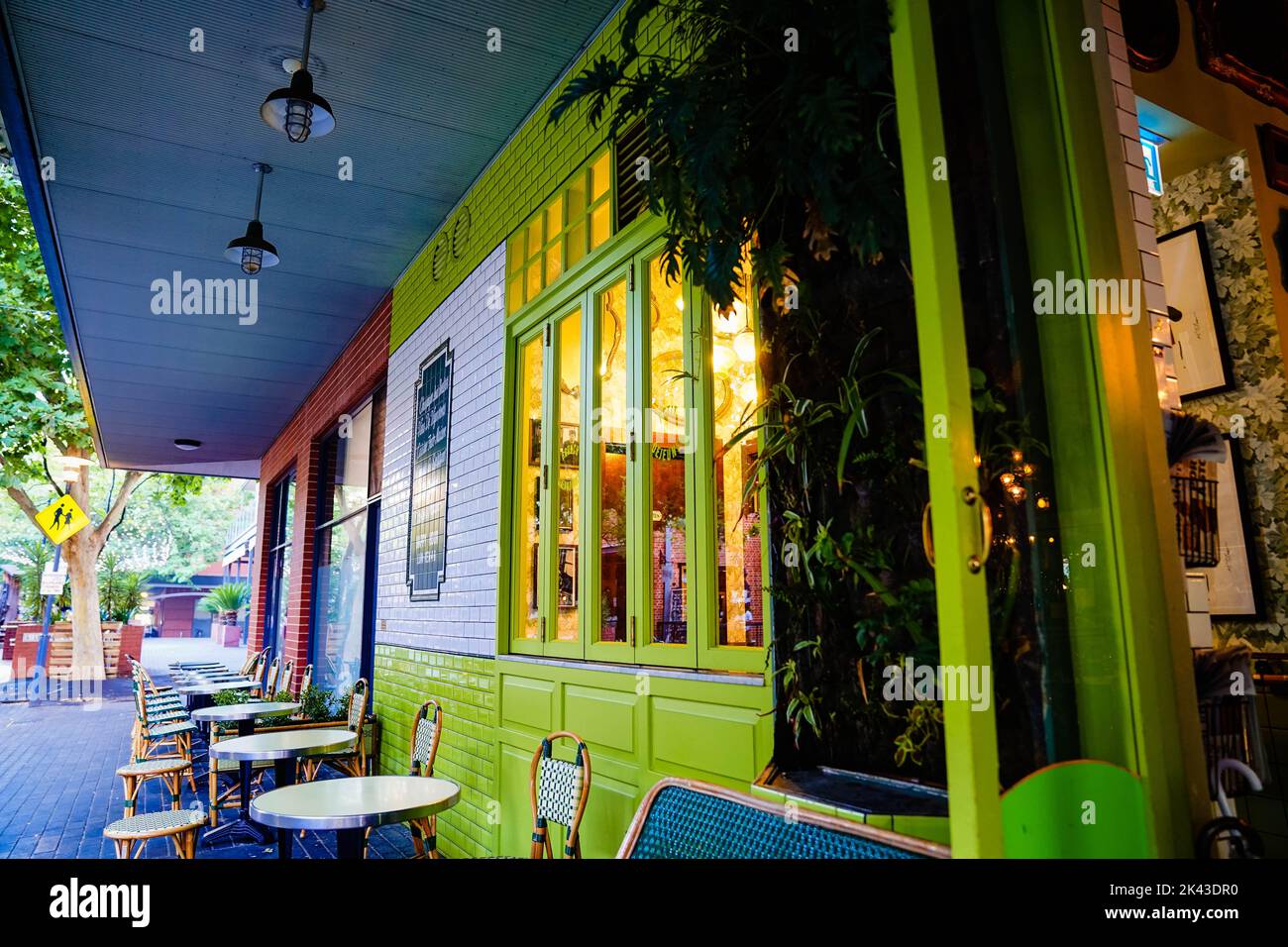 A restaurant in Australia Stock Photo - Alamy