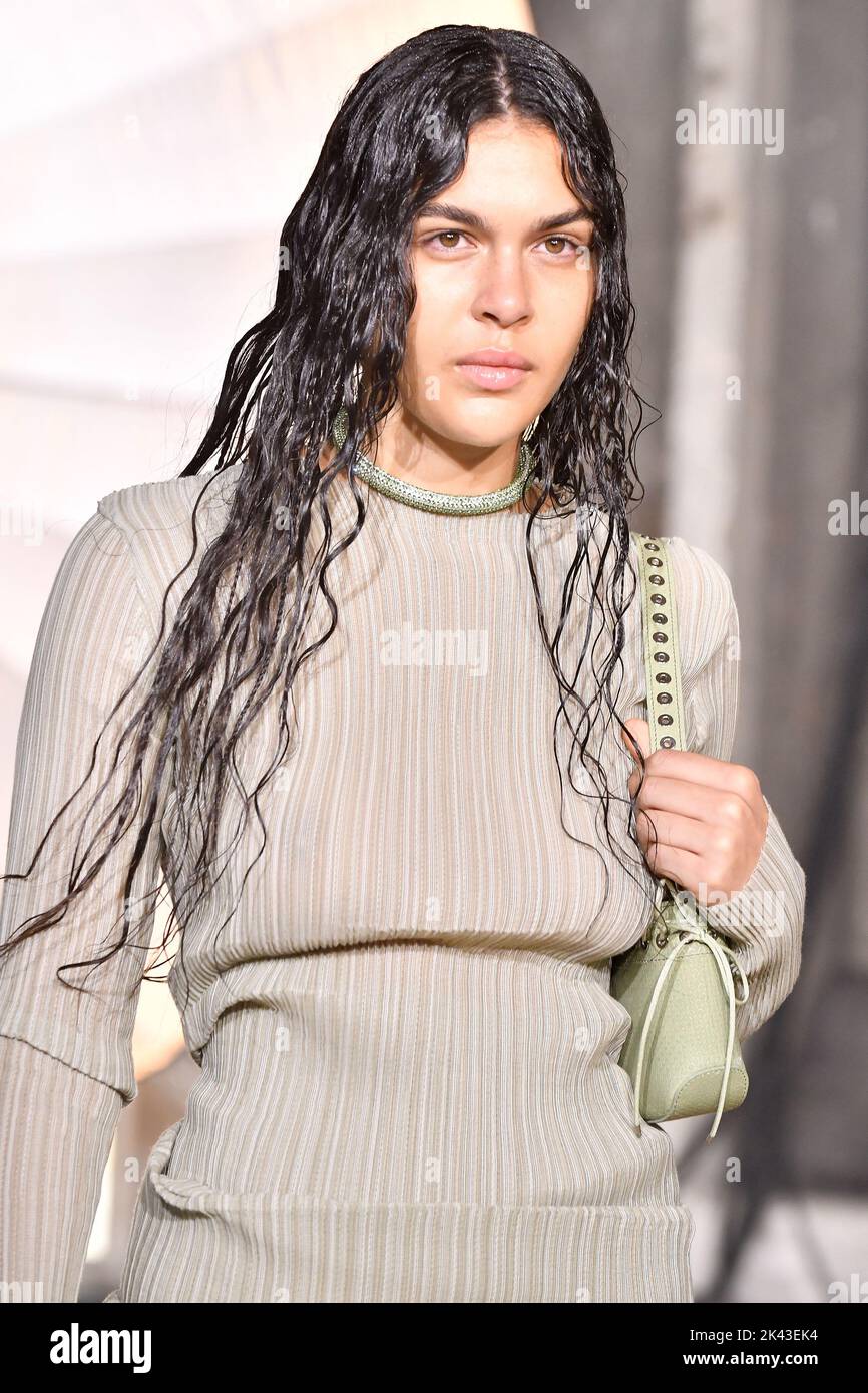 Paris, France. 29/09/2022, A model on the runway at the Ludovic de St ...