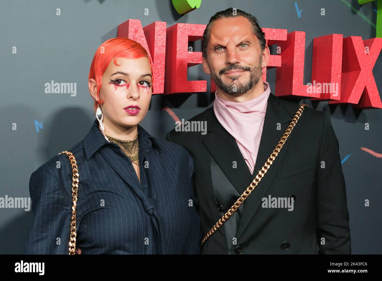 Dora Postigo and Paco Leon attend the premiere of the movie "RAINBOW ...