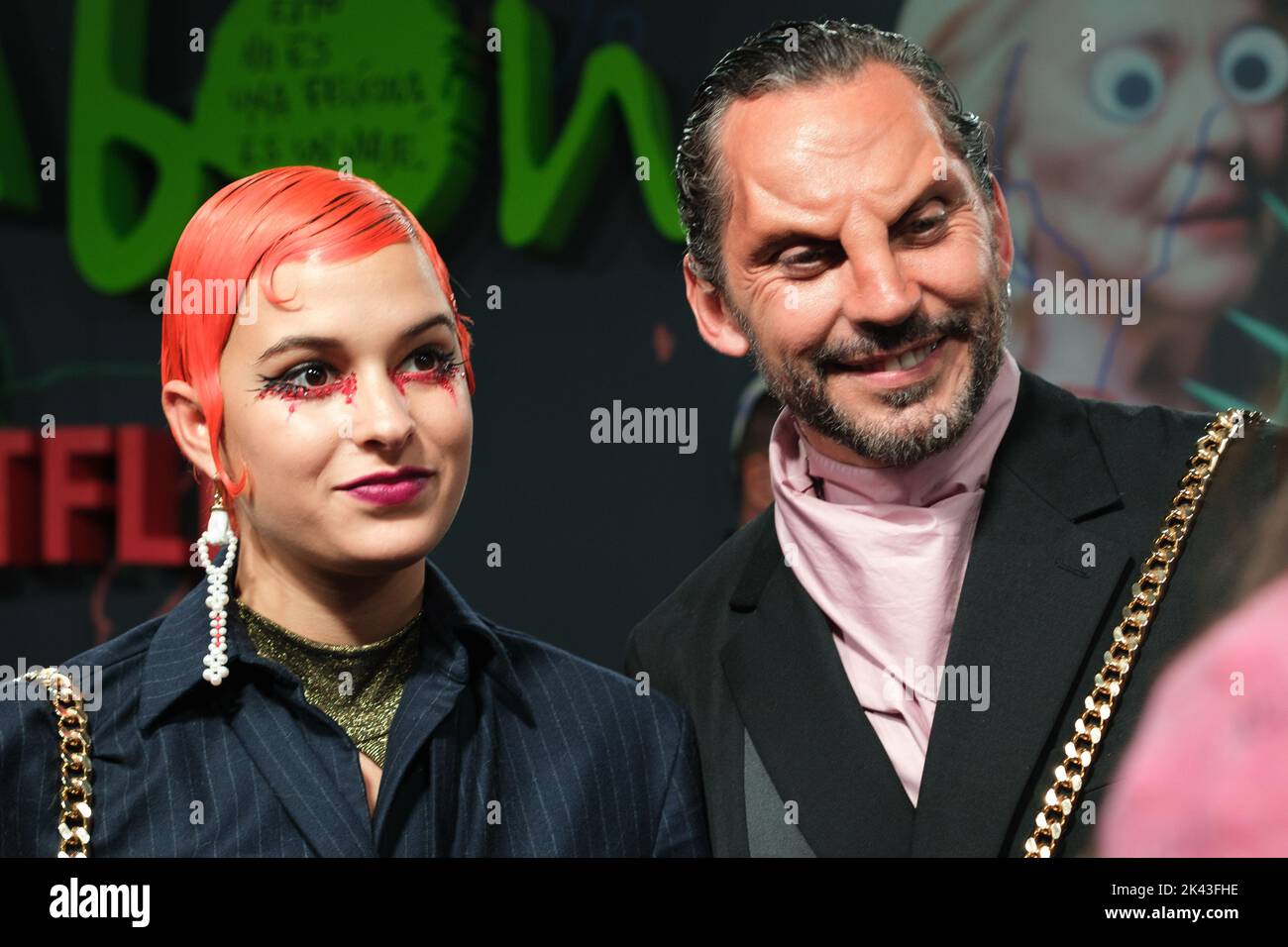 Dora Postigo and Paco Leon attend the premiere of the movie "RAINBOW ...