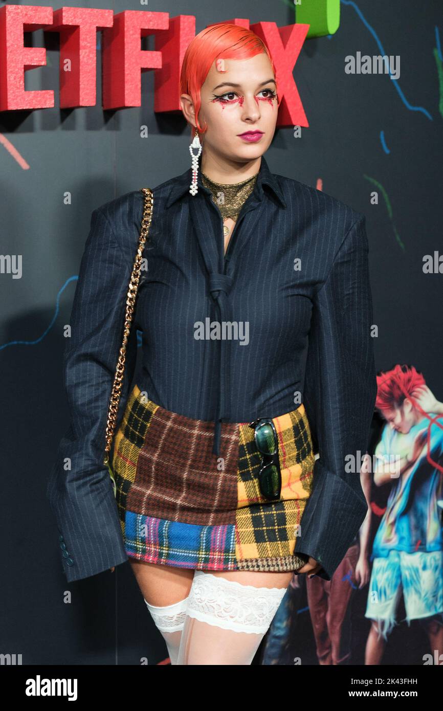 Dora Postigo attends the premiere of the movie "RAINBOW" at the ...