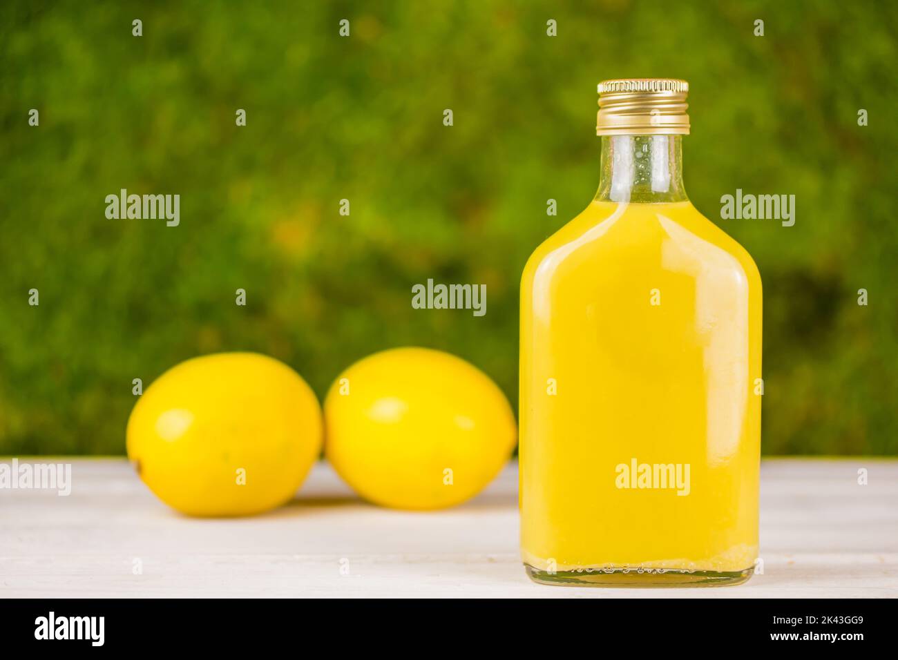 Fresh homemade ginger shot drink for immunity boosting during cold ...