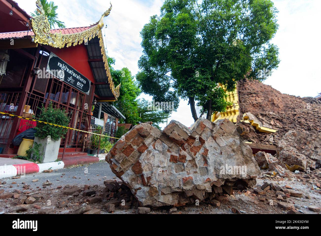 Part of Ancient Buddhist pagoda a 500-year-old Buddhist pagoda at Sri ...