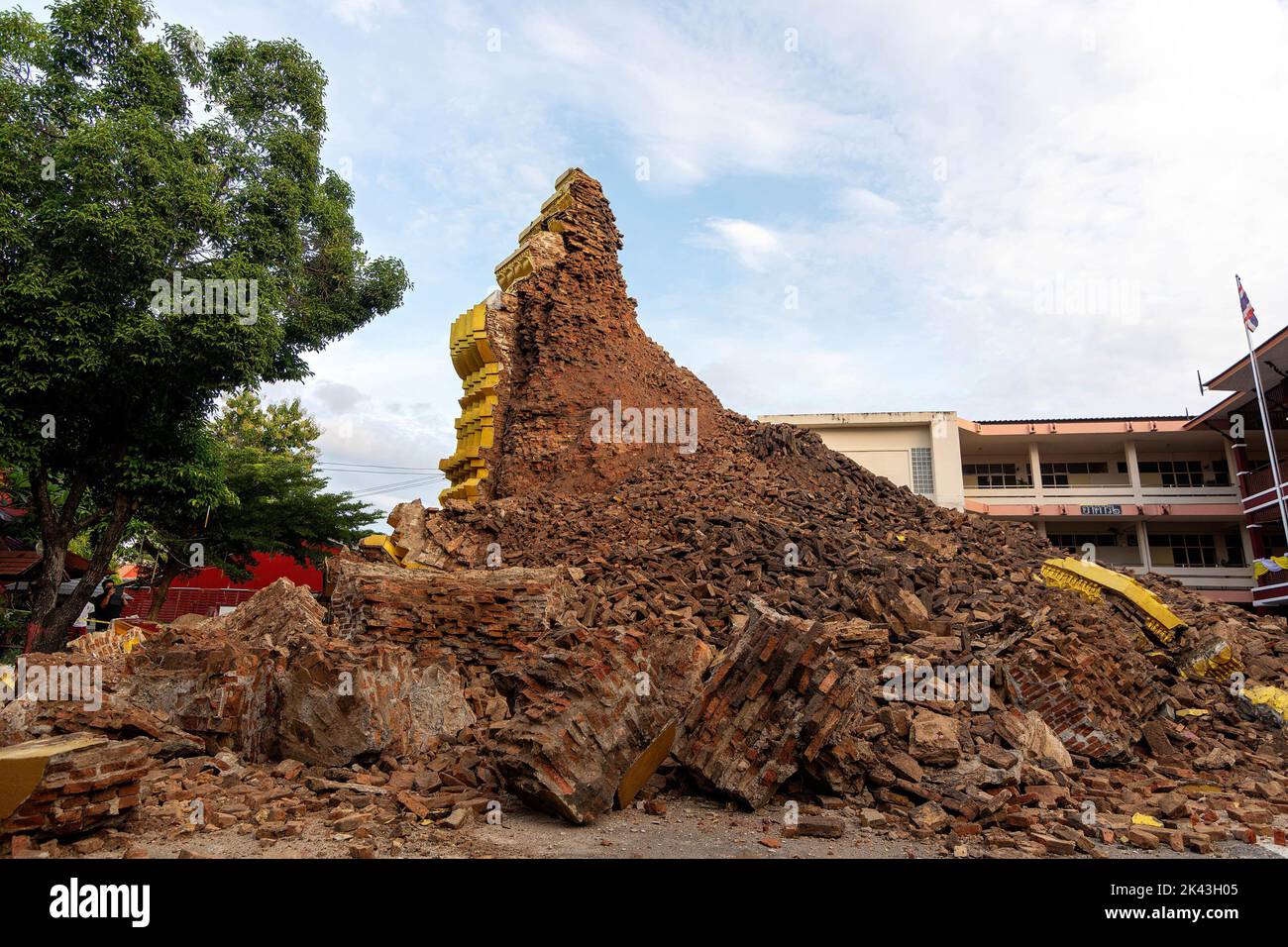 Part of Ancient Buddhist pagoda a 500-year-old Buddhist pagoda at Sri ...