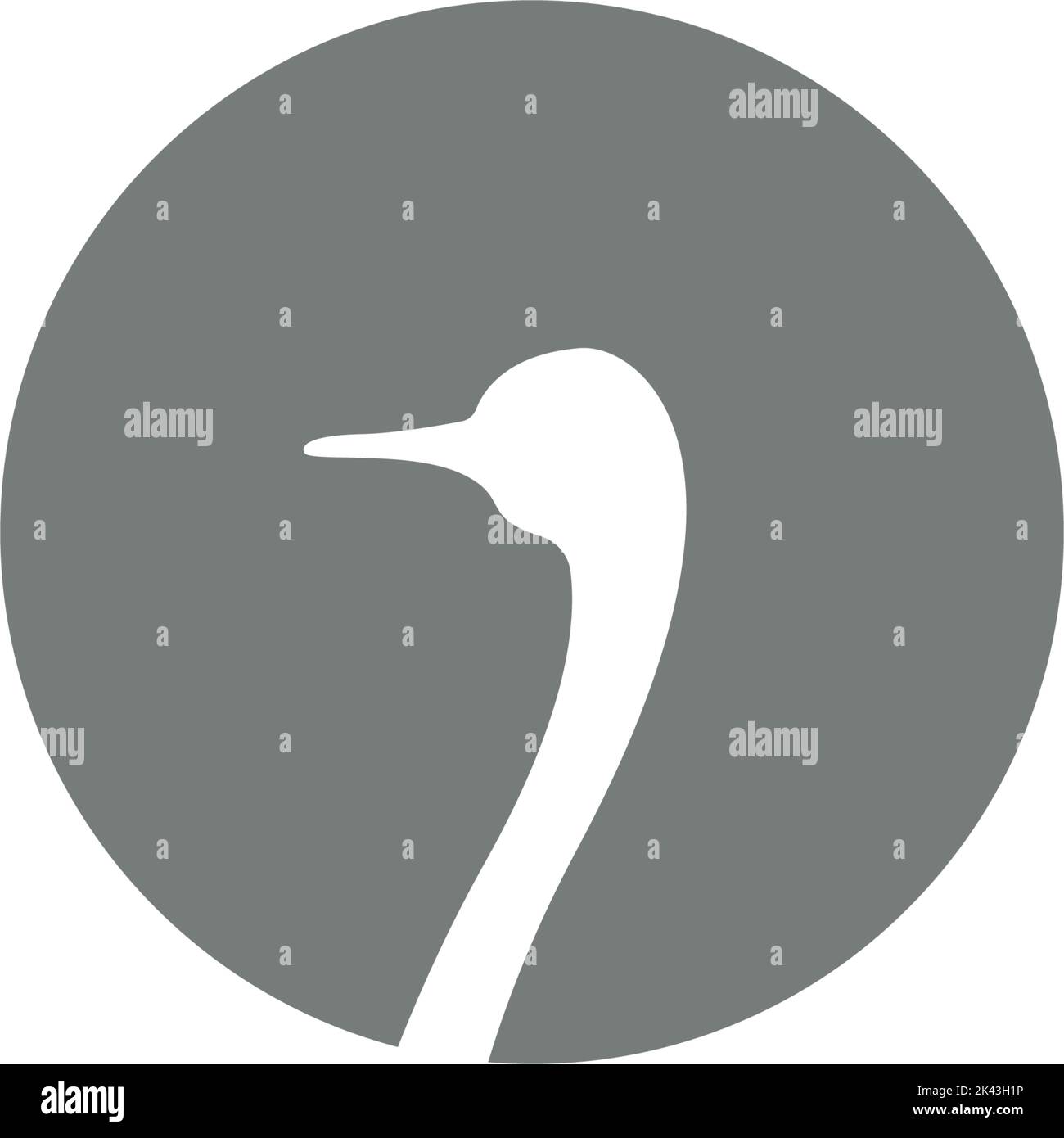 Ostrich icon logo design illustration template Stock Vector Image & Art ...