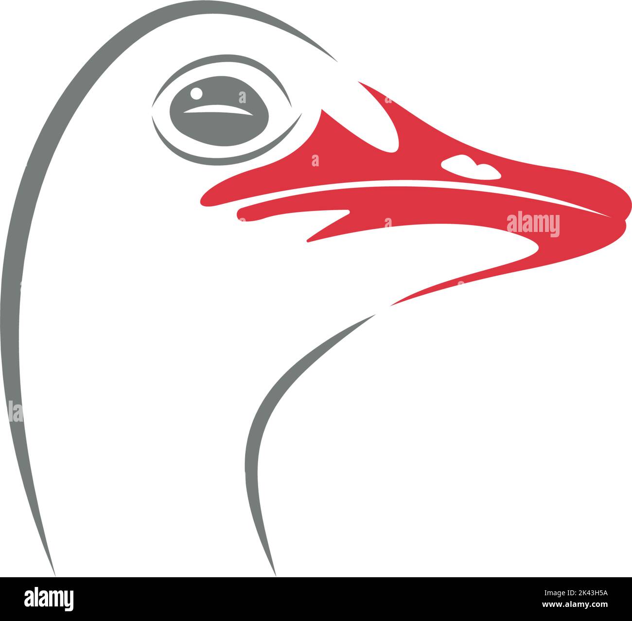 Ostrich icon logo design illustration template Stock Vector Image & Art ...