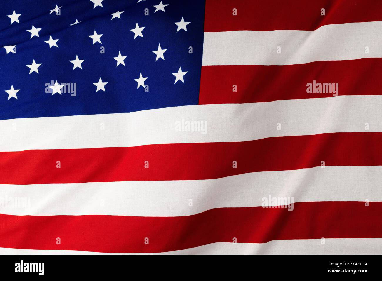 Image of close up of wrinkled national flag of usa Stock Photo - Alamy