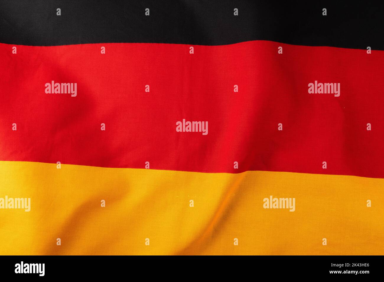Image of close up of wrinkled national flag of germany Stock Photo - Alamy