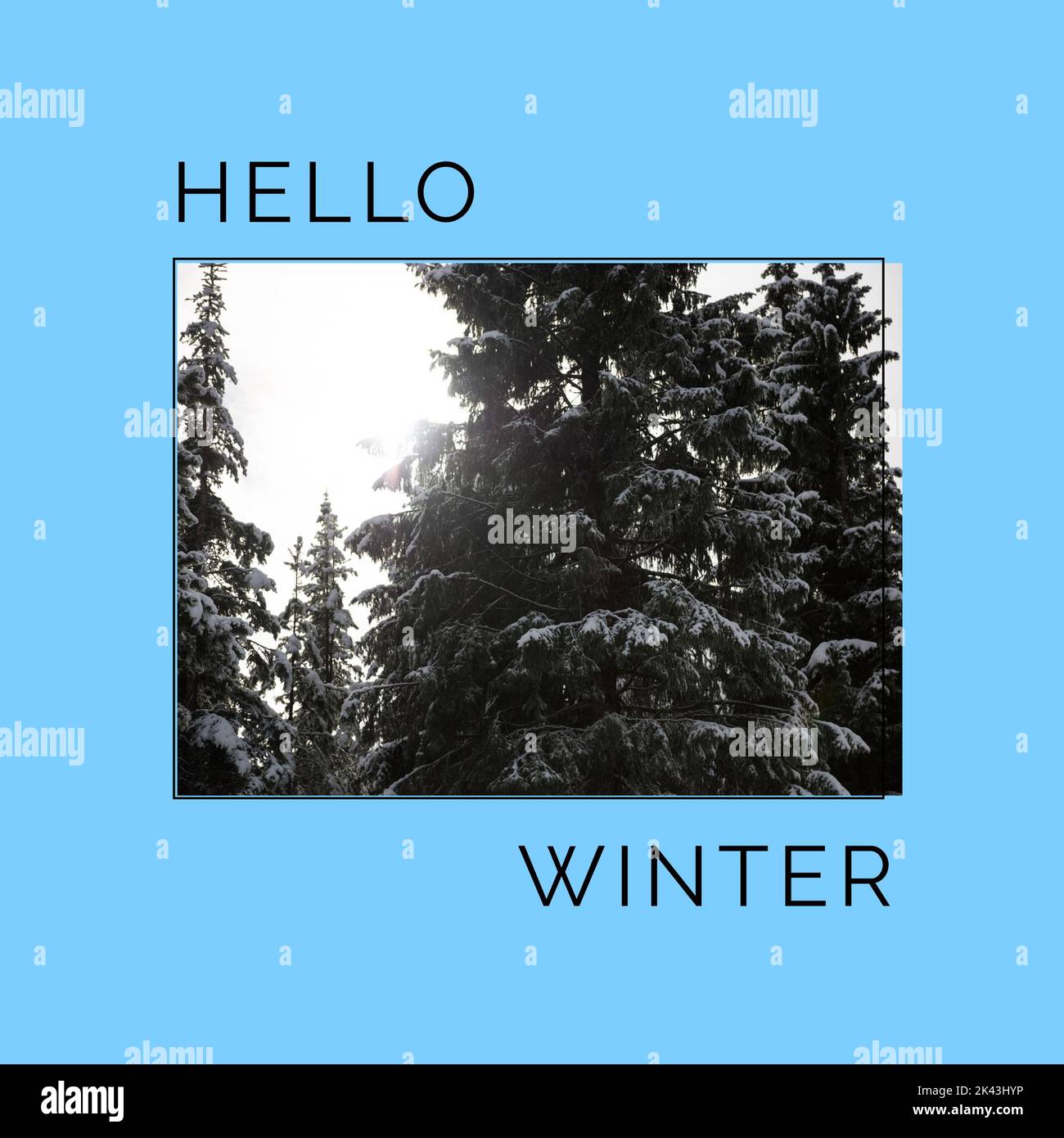 Hello winter hi-res stock photography and images - Alamy