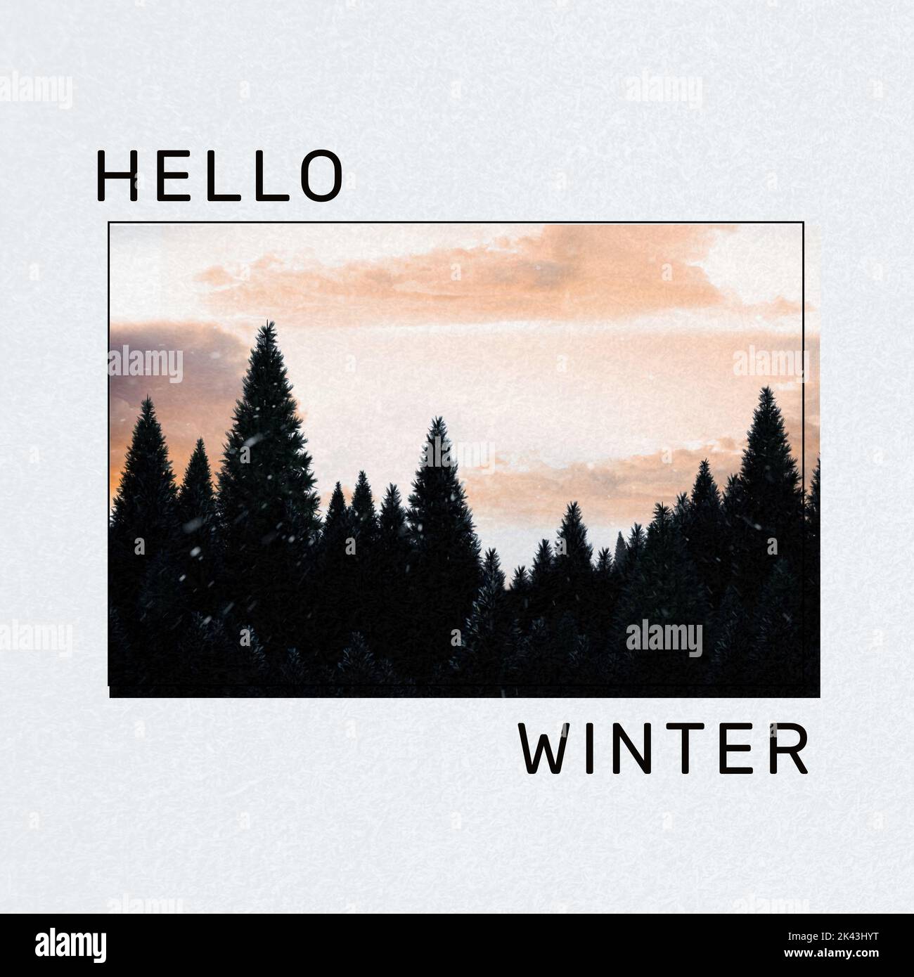 Hello winter hi-res stock photography and images - Alamy