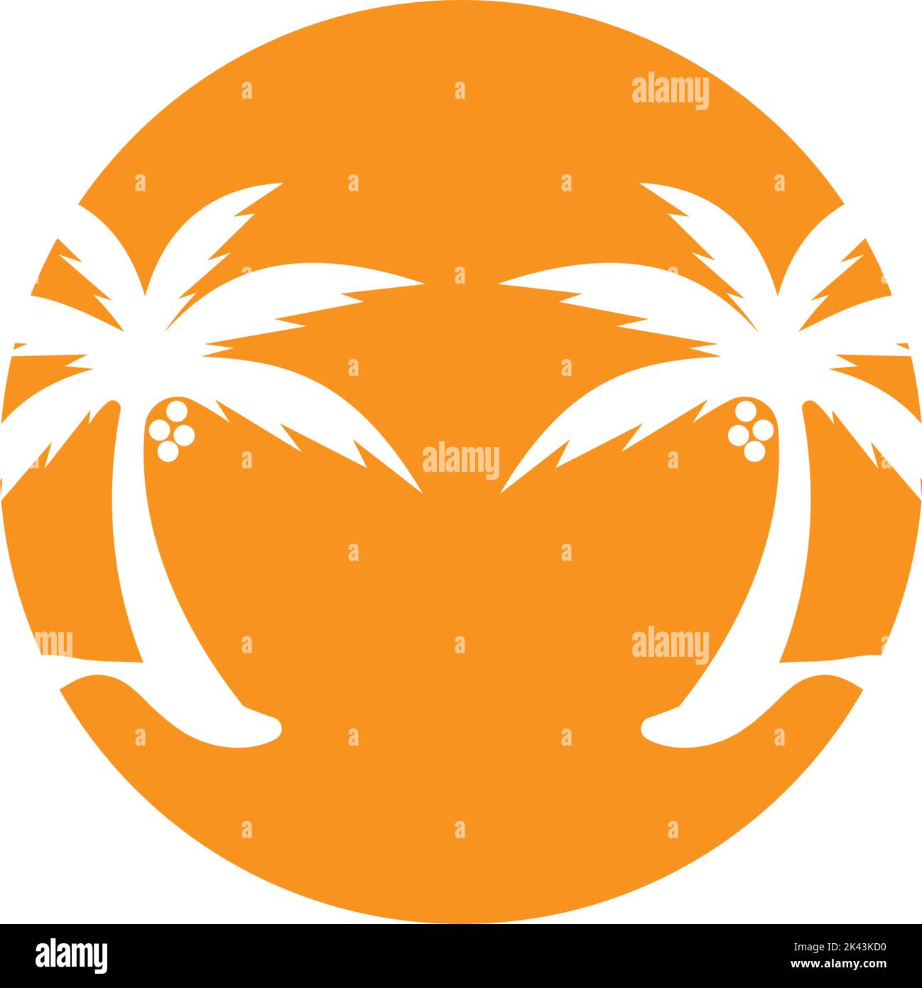 coconut tree icon vector illustration design Stock Vector Image & Art ...