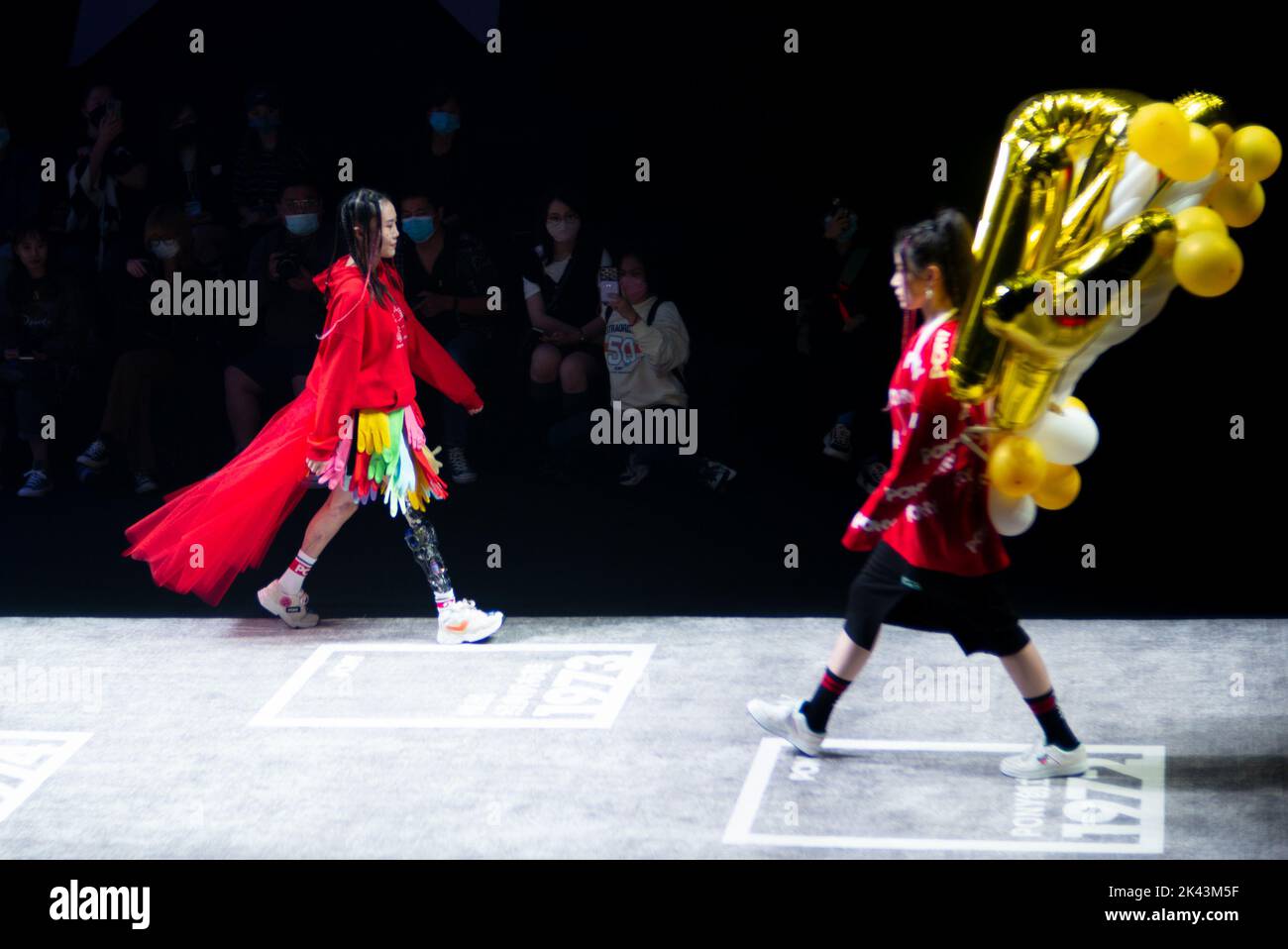 SHANGHAI, CHINA - SEPTEMBER 29, 2022 - Niu Yu, a Wenchuan earthquake ...