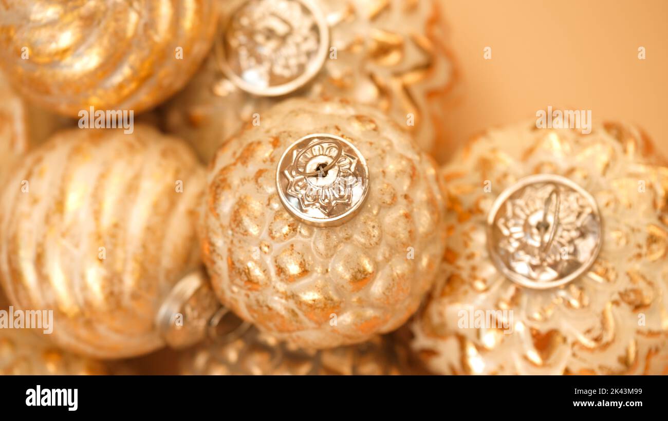 Christmas Golden texture. New Year's decor.Christmas decorations ...