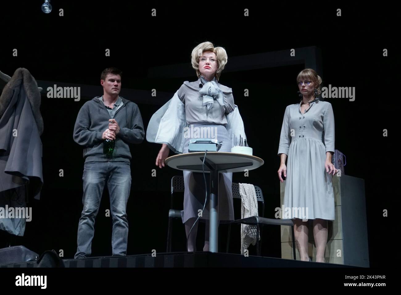 September 10, 2022. - Russia, Moscow. - Moscow Art Theatre. 'The Helpline' theatre production ...