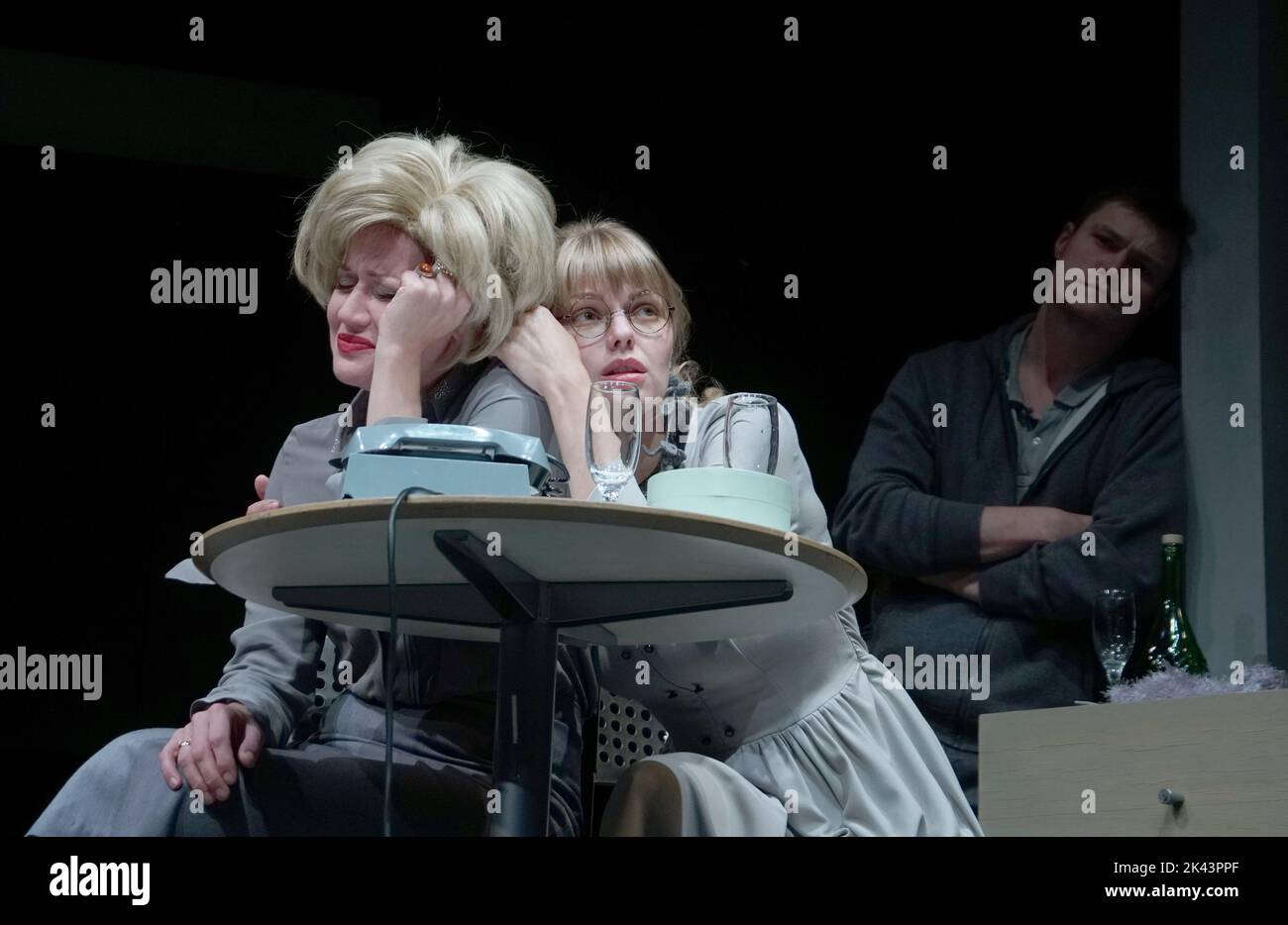 September 10, 2022. - Russia, Moscow. - Moscow Art Theatre. 'The Helpline' theatre production ...