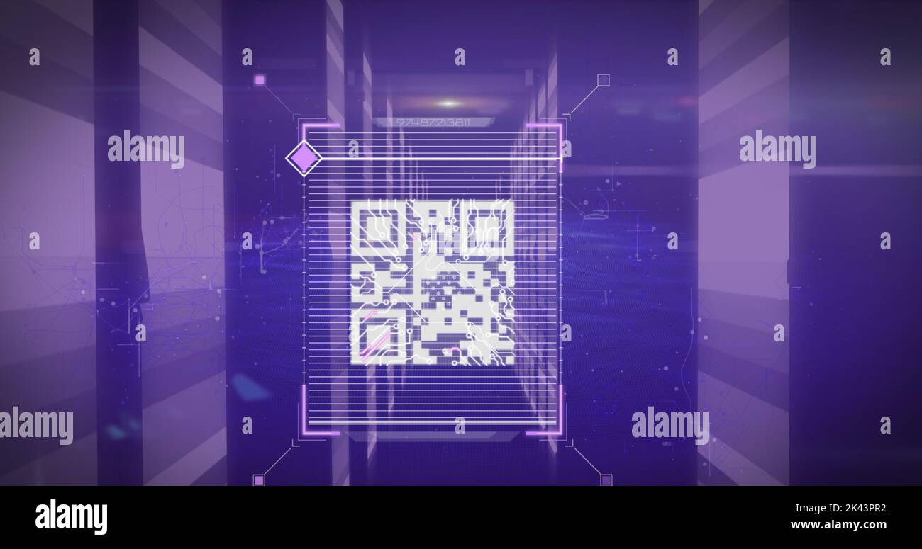 Qr code abstract design hi-res stock photography and images - Alamy