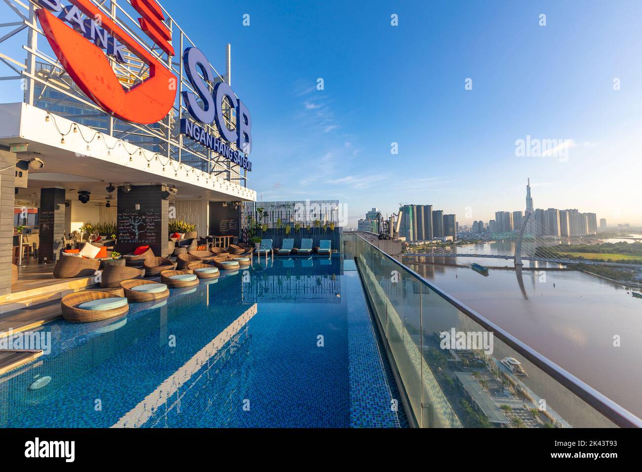 Liberty Central Riverside Hotel, Ho Chi Minh, Saigon, Vietnam Stock ...