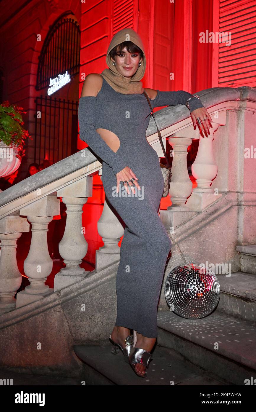 Paris, France, September 29, 2022. Fleur Copin attends the Jean Paul ...