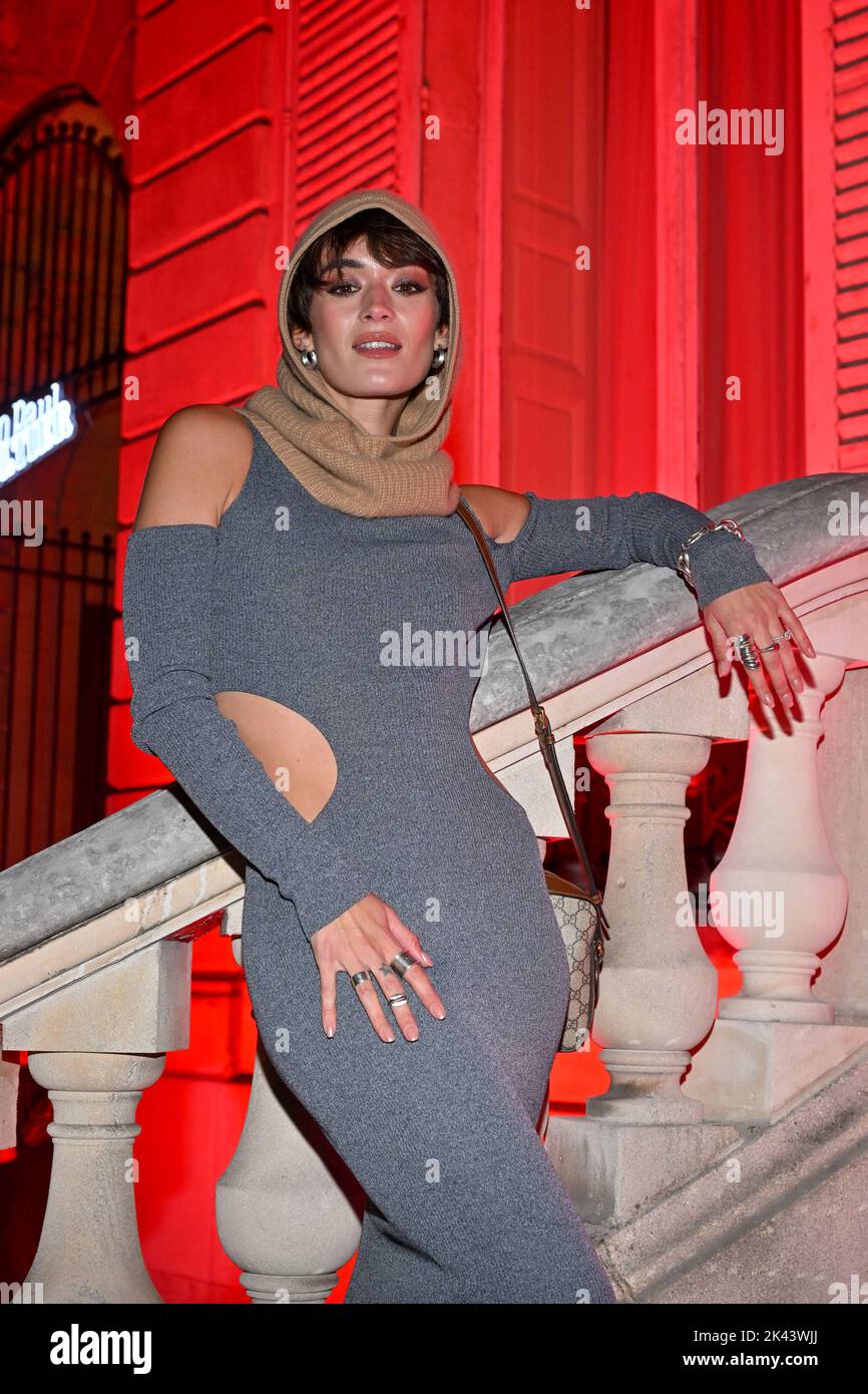 Paris, France, September 29, 2022. Fleur Copin attends the Jean Paul ...