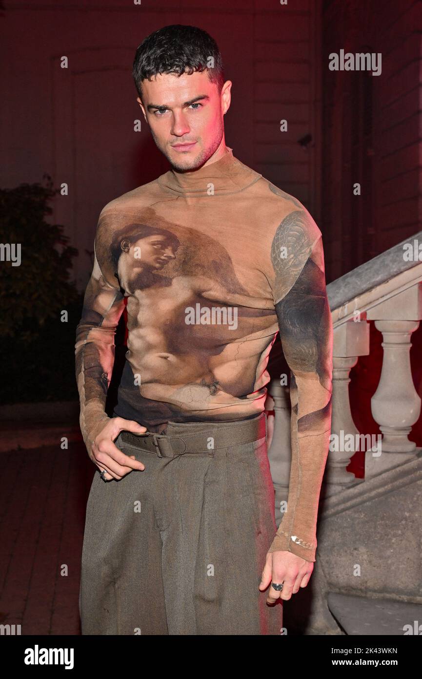 Paris, France, September 29, 2022. Christian Williams attends the Jean ...