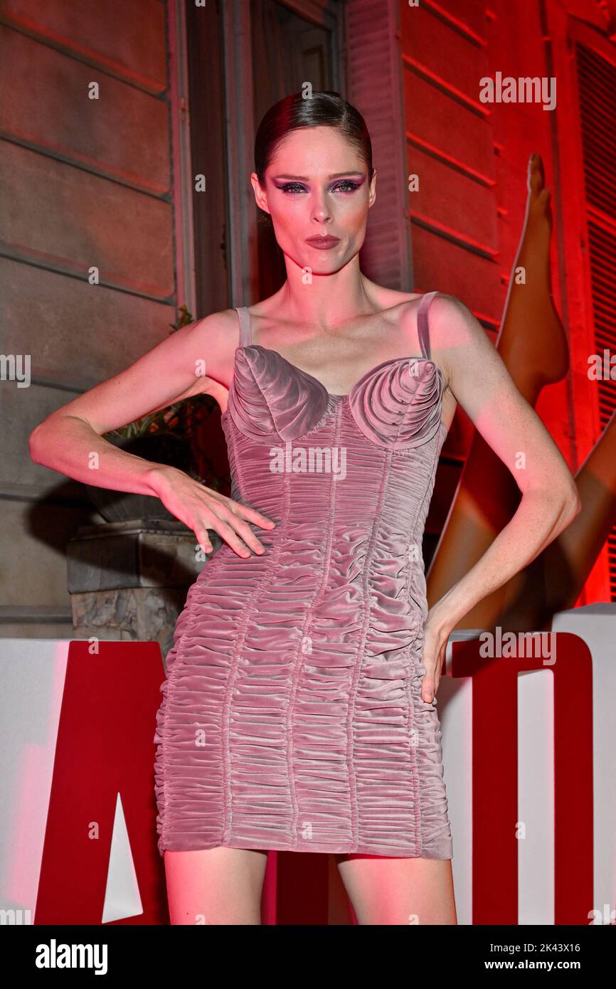 Paris, France, September 29, 2022. Coco Rocha attends the Jean Paul ...
