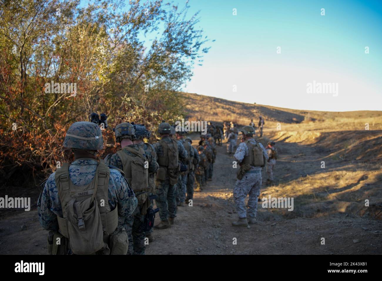 U.S. Marines assigned to Alpha Company, 1st Battalion, 1st Marine ...