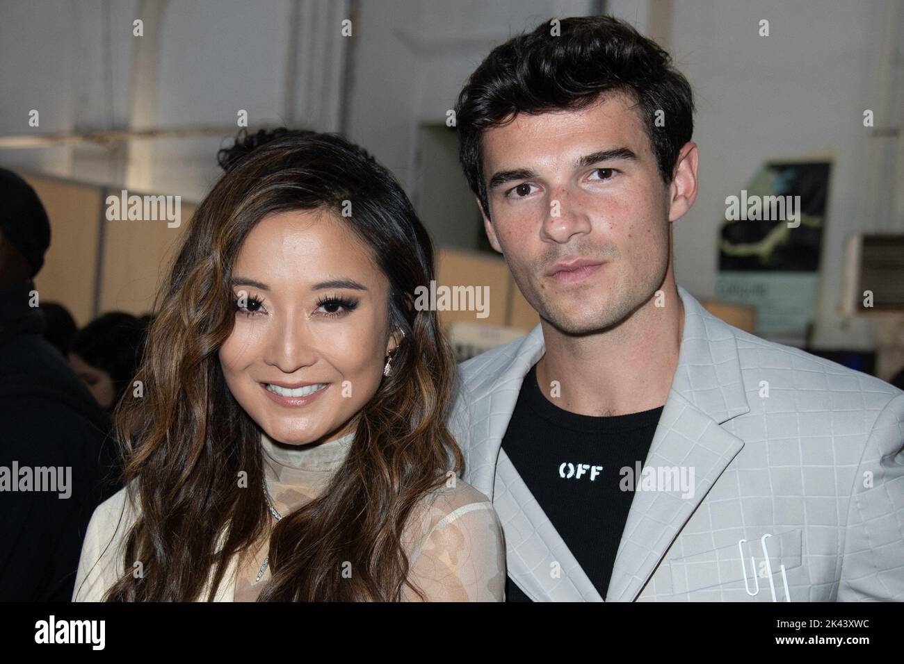 Paris, France on September 29, 2022. Ashley Park and Paul Forman ...