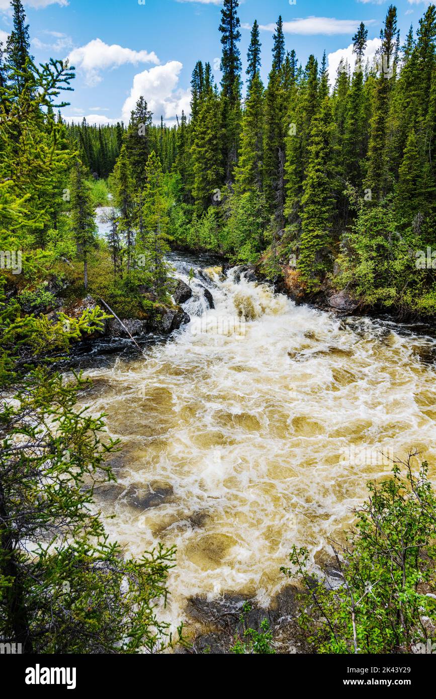 Rancheria Falls; Rancheria Falls Recreation Site; Yukon Territories ...