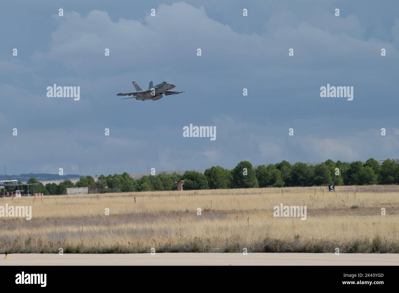 A U.S. Navy F/A-18 Super Hornet aircraft takes-off during Tactical ...
