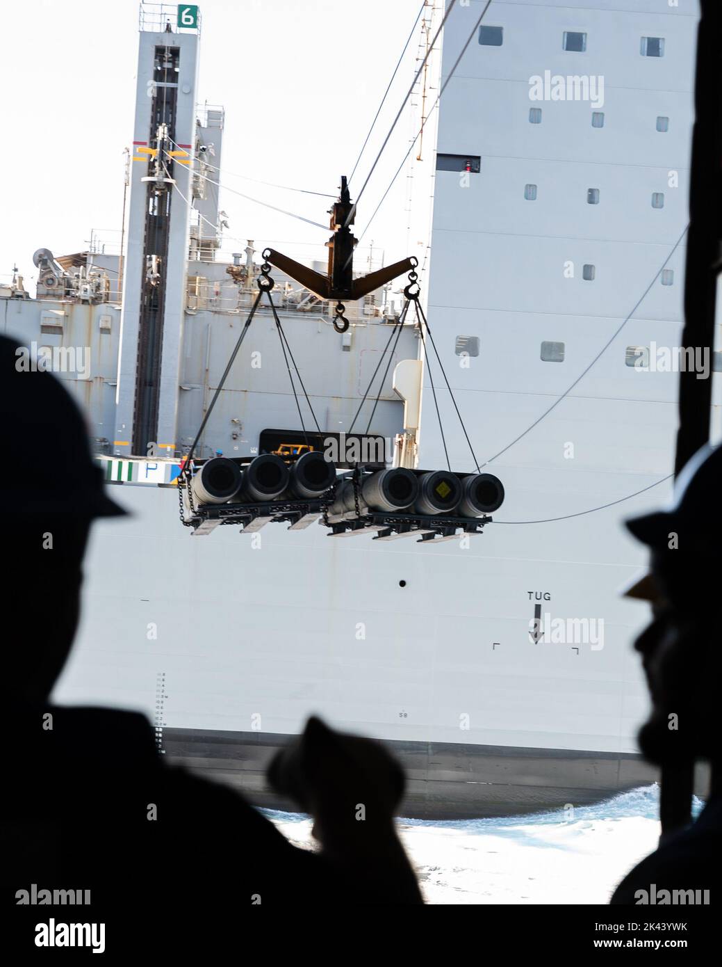 Sailors assigned to the first-in-class aircraft carrier USS Gerald R ...
