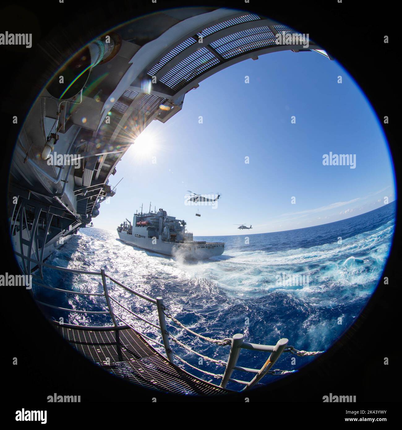 MH-60S Knighthawks, attached to the "Tridents" of Helicopter Sea Combat ...