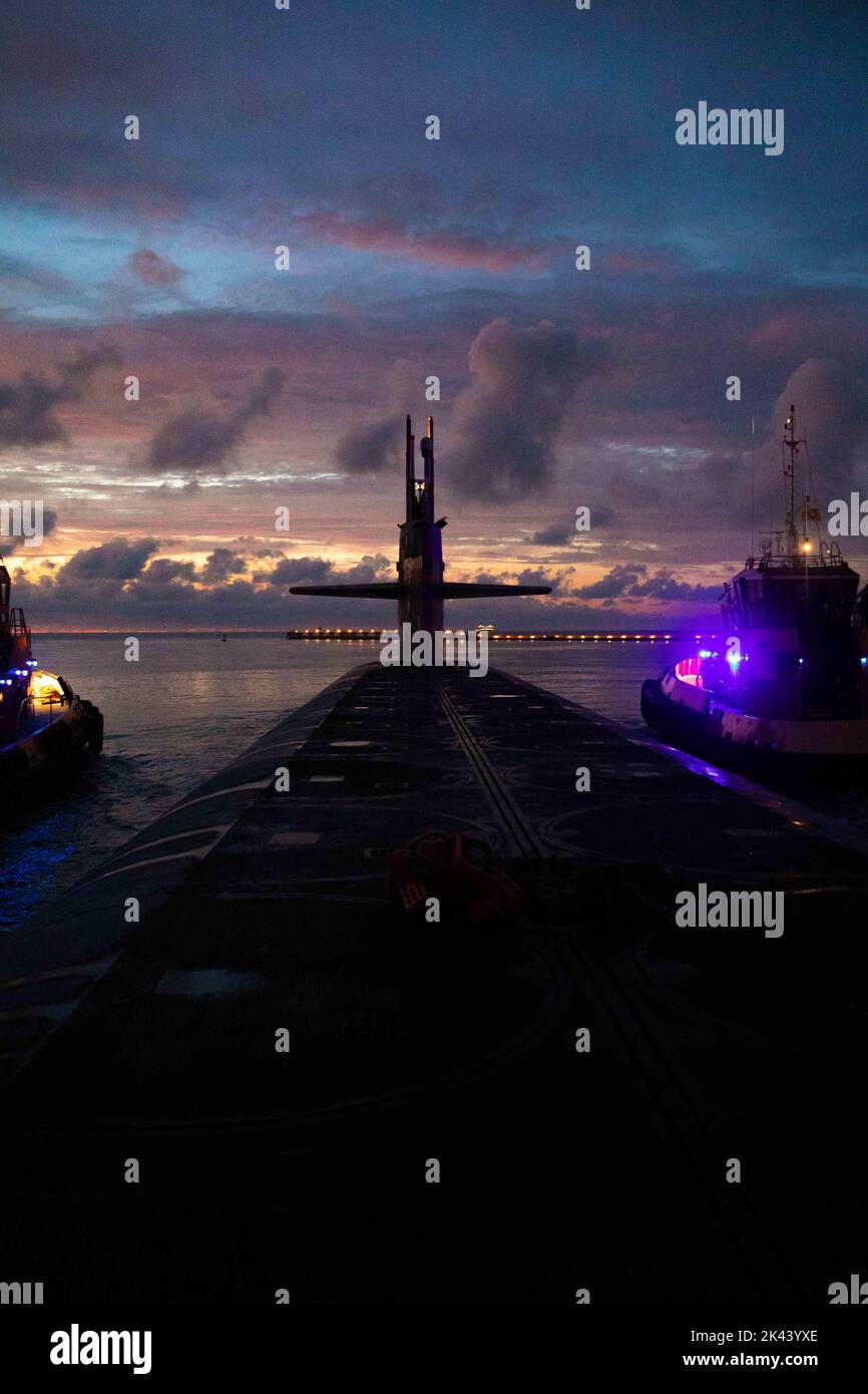 210917-N-GF955-1077 CAPE CANAVERAL, Fla. (Sept. 17, 2021) The Ohio ...