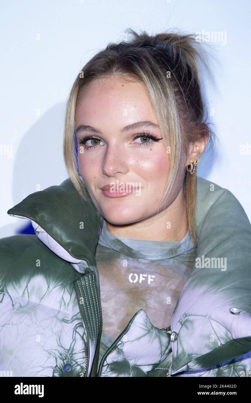 Paris, France on September 29, 2022. Paris Hilinski attending the Off ...