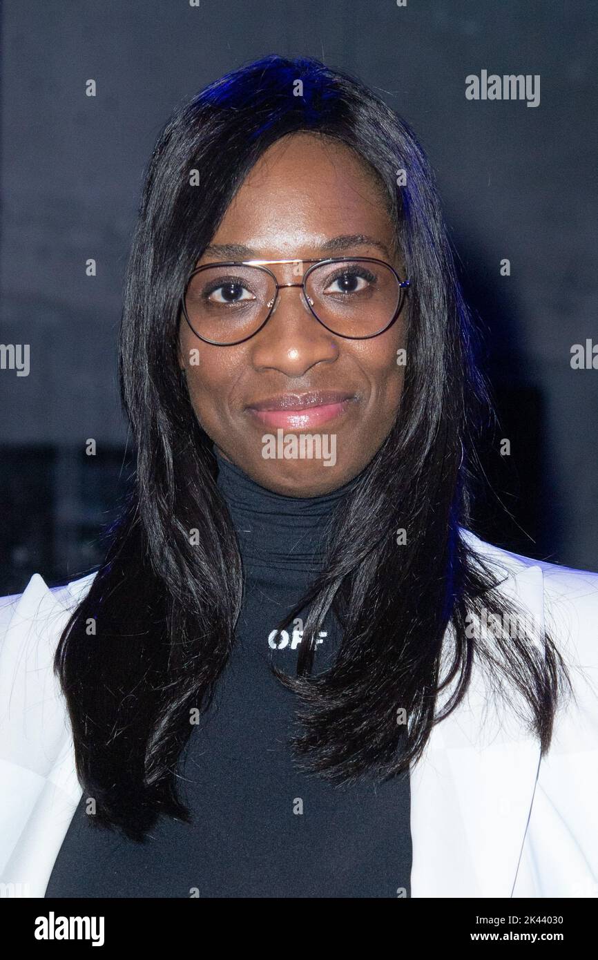 Paris, France on September 29, 2022. Edwina Abloh attending the Off ...
