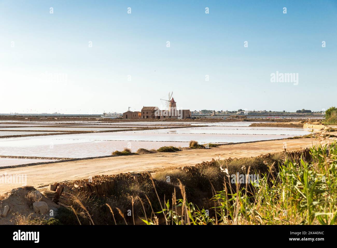 Beautiful Sceneries of The Nature Reserve of the "Saline dello Stagnone ...