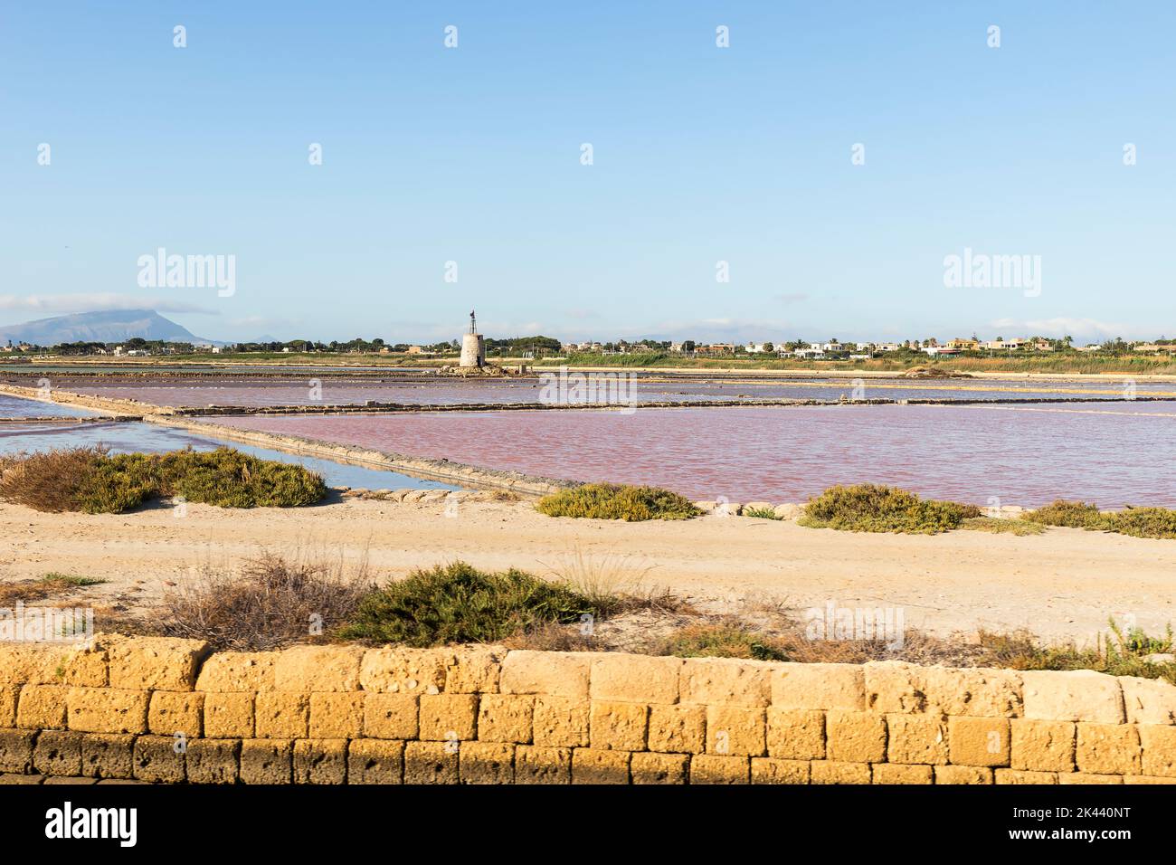 Beautiful Sceneries of The Nature Reserve of the "Saline dello Stagnone ...