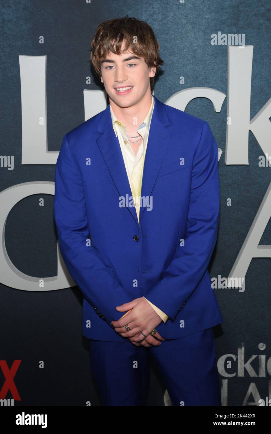 New York, USA. 29th Sep, 2022. Isaac Kragten attends the Luckiest Girl ...