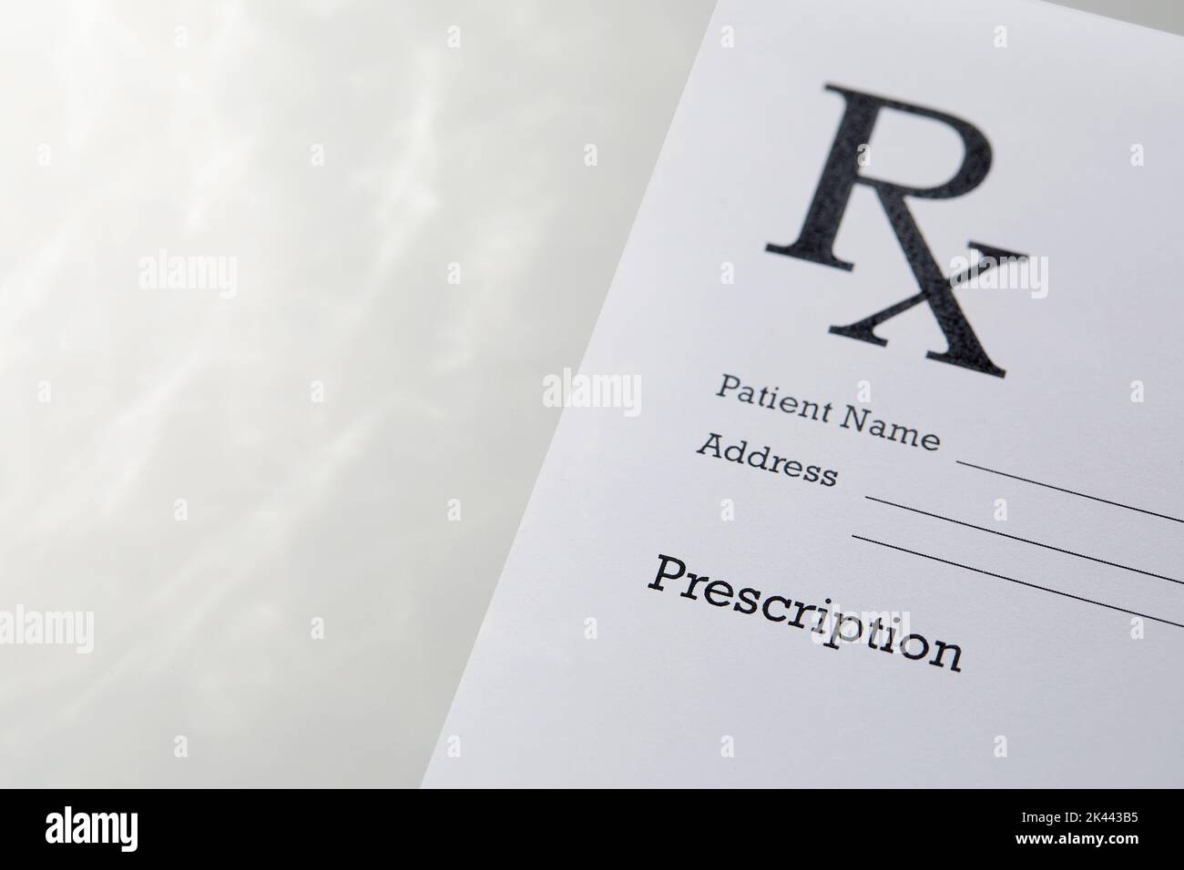 Prescription form hi-res stock photography and images - Alamy
