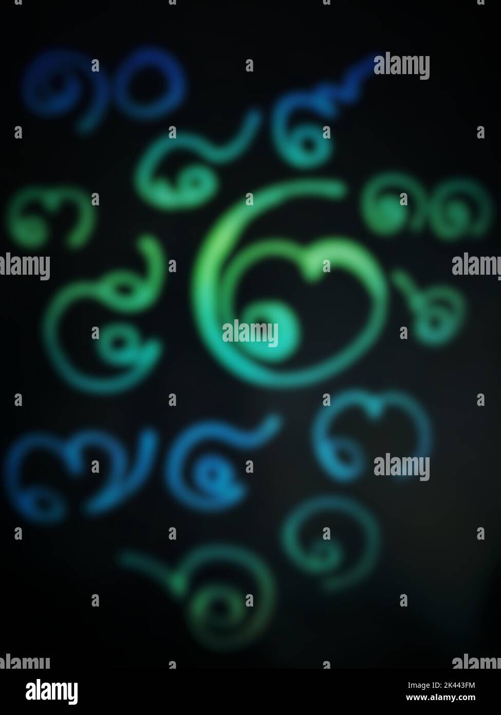 Art of feeling and the Thai number in abstract background Stock Photo ...