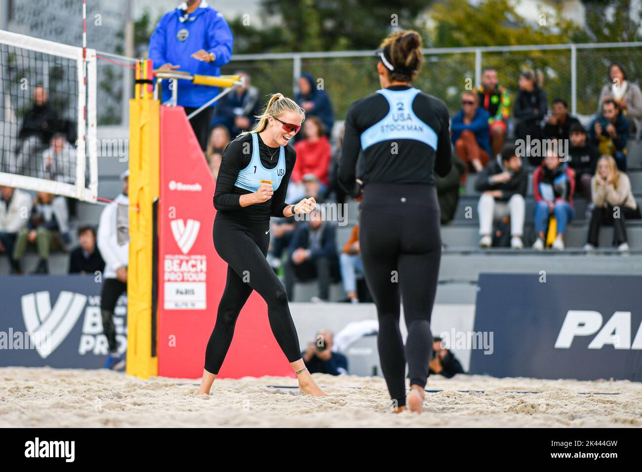Paris, France on September 29, 2022. Katja Stam and Raisa Schoon of the ...