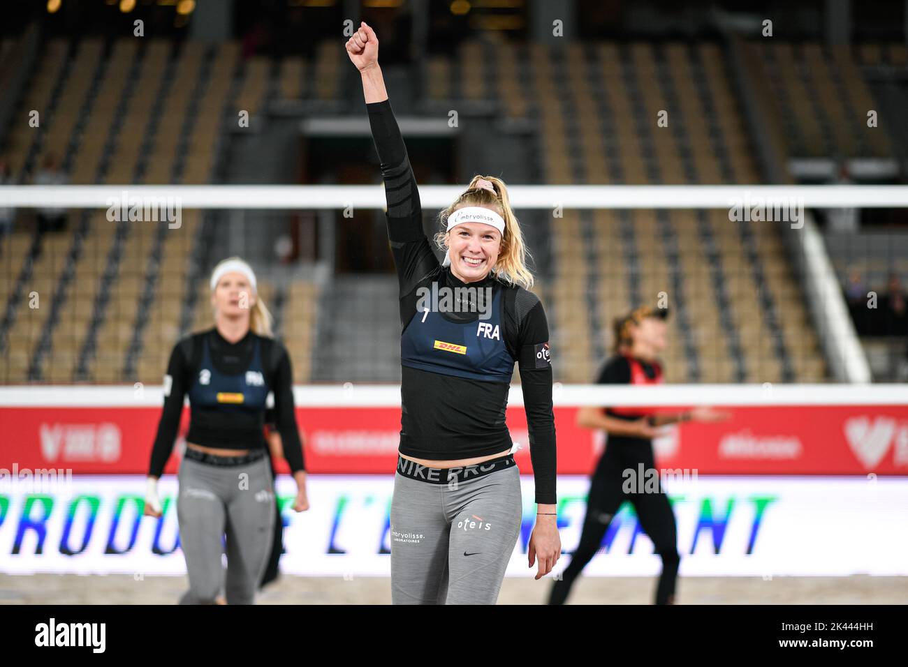 Paris, France on September 29, 2022. Alexia Richard and Lezana Placette ...