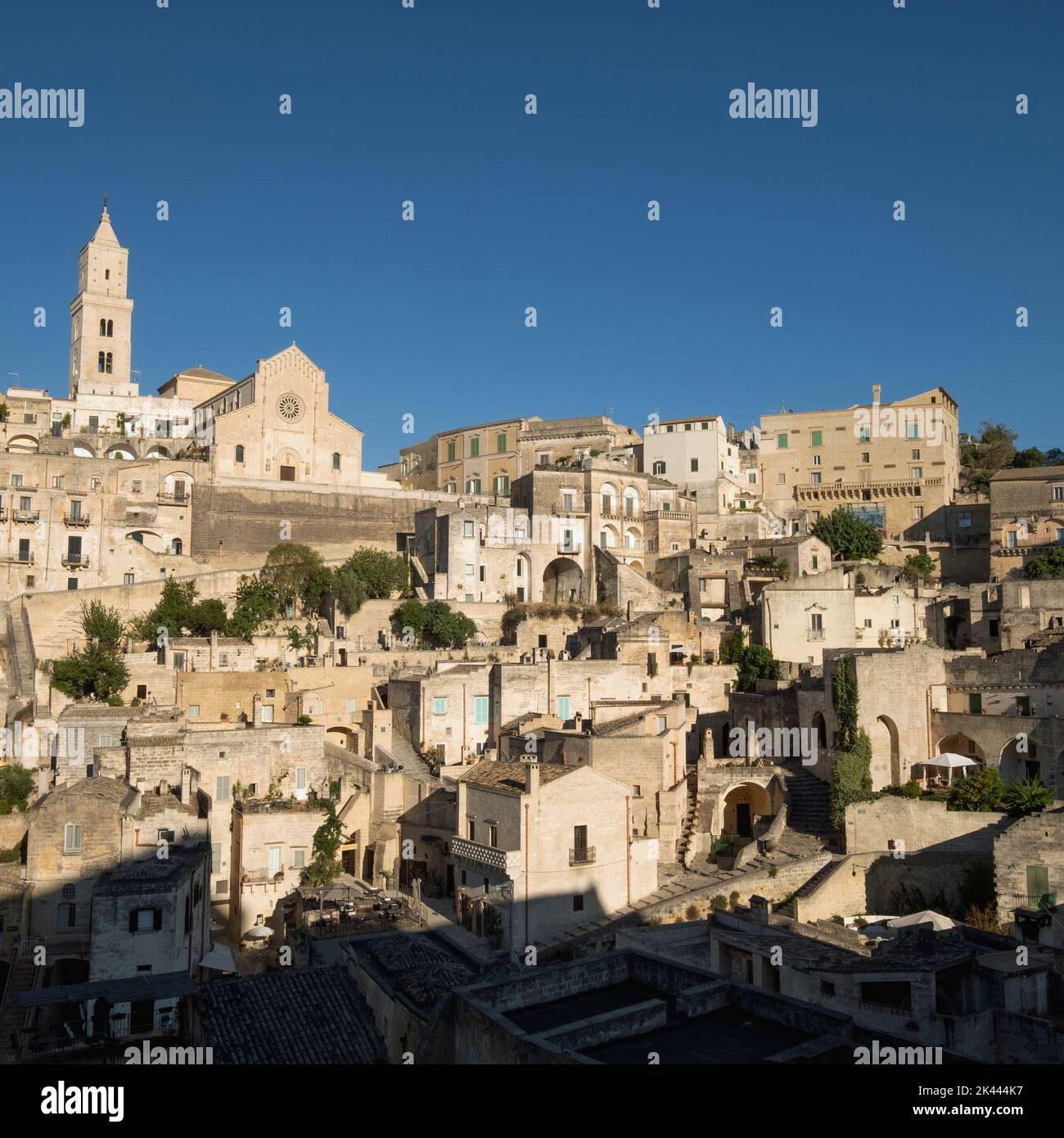 Italy, Basilicata, Matera, View of medieval town Stock Photo - Alamy