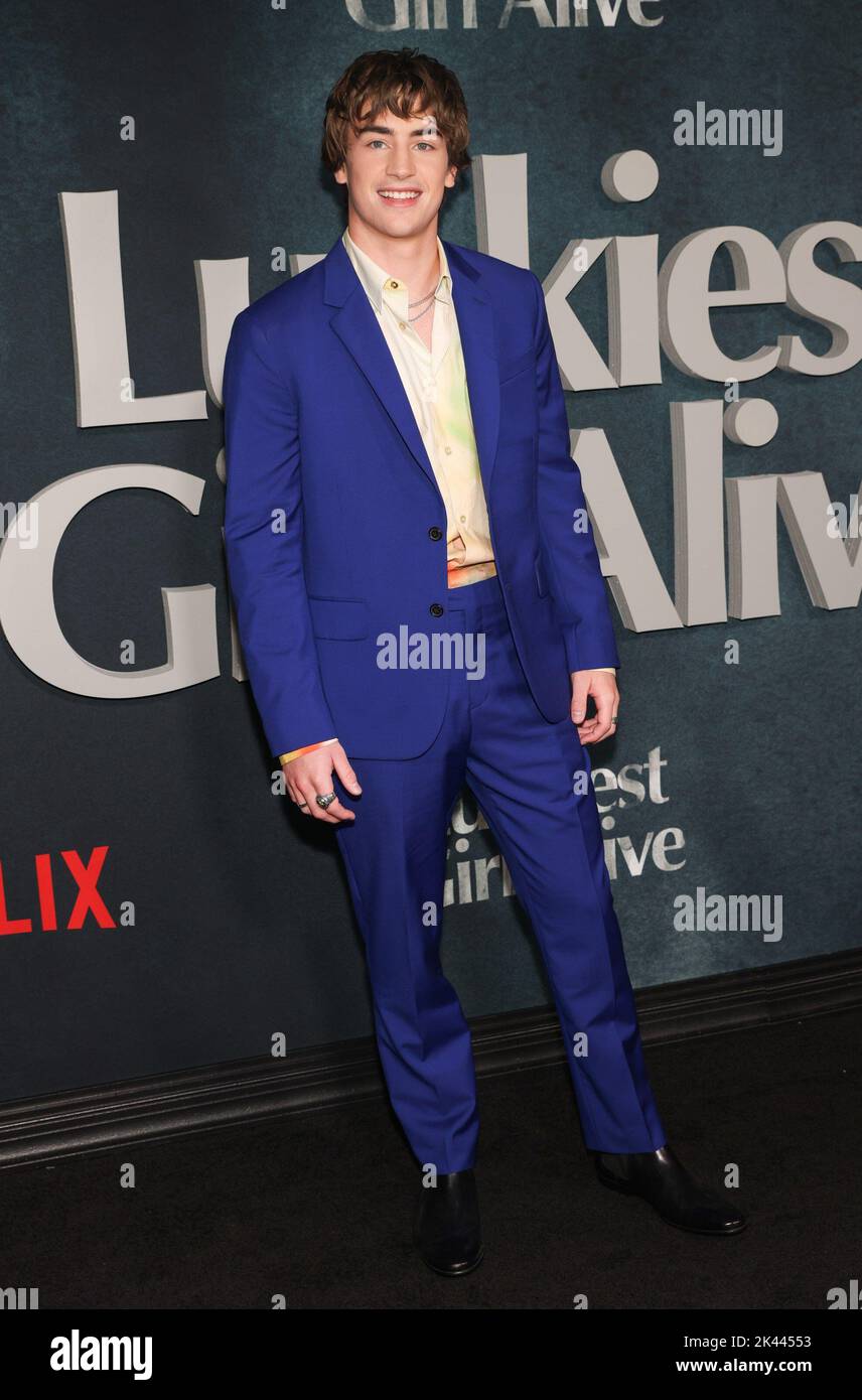 New York, NY, USA. 29th Sep, 2022. Isaac Kragten at arrivals for ...