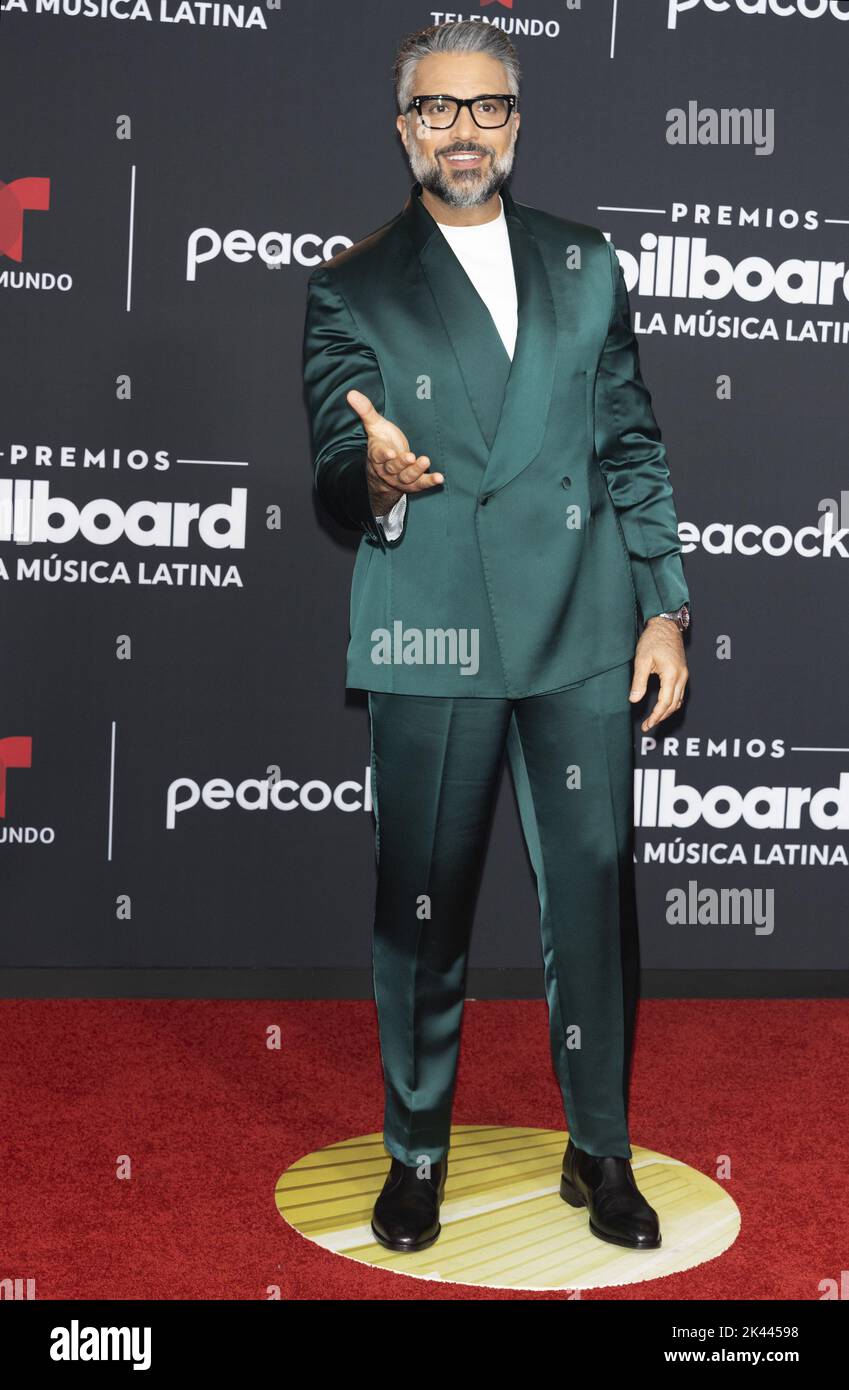 Coral Gables, United States. 29th Sep, 2022. Jaime Camil arrives on the ...