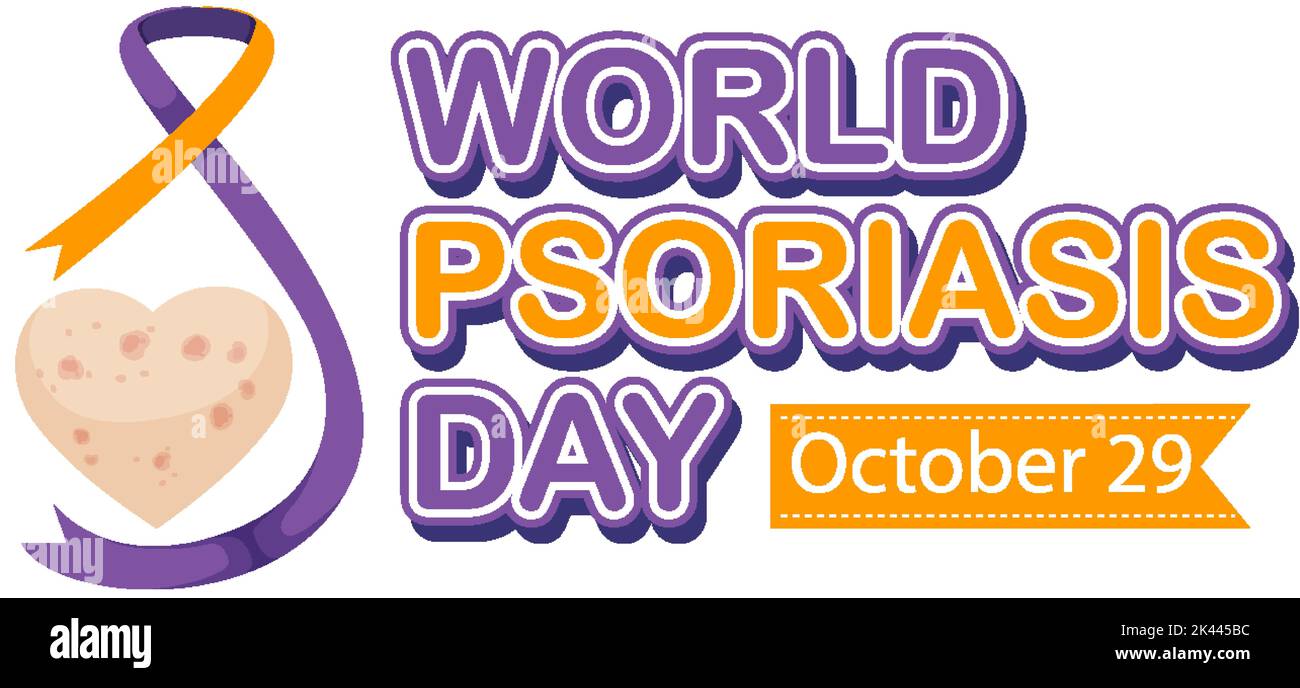 World Psoriasis Day Banner Design illustration Stock Vector Image & Art ...