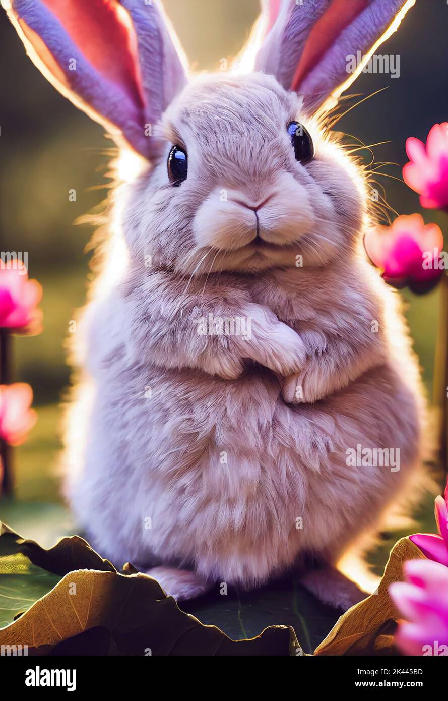 Baby bunny girl cartoon hi-res stock photography and images - Alamy